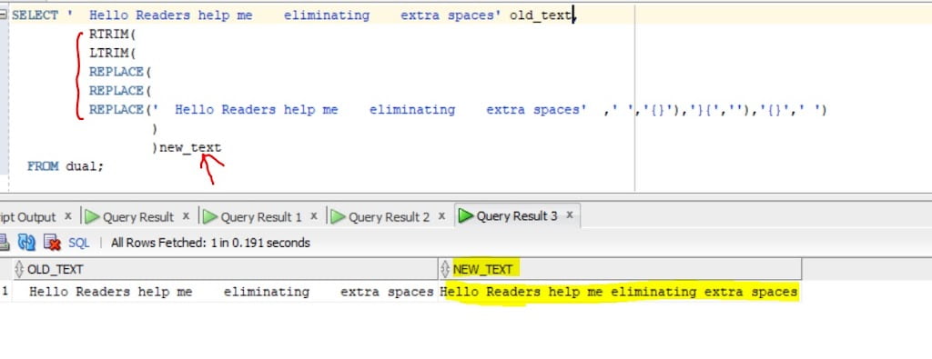 SQL Function To Remove Extra Multiple Spaces From String Career Switch Help